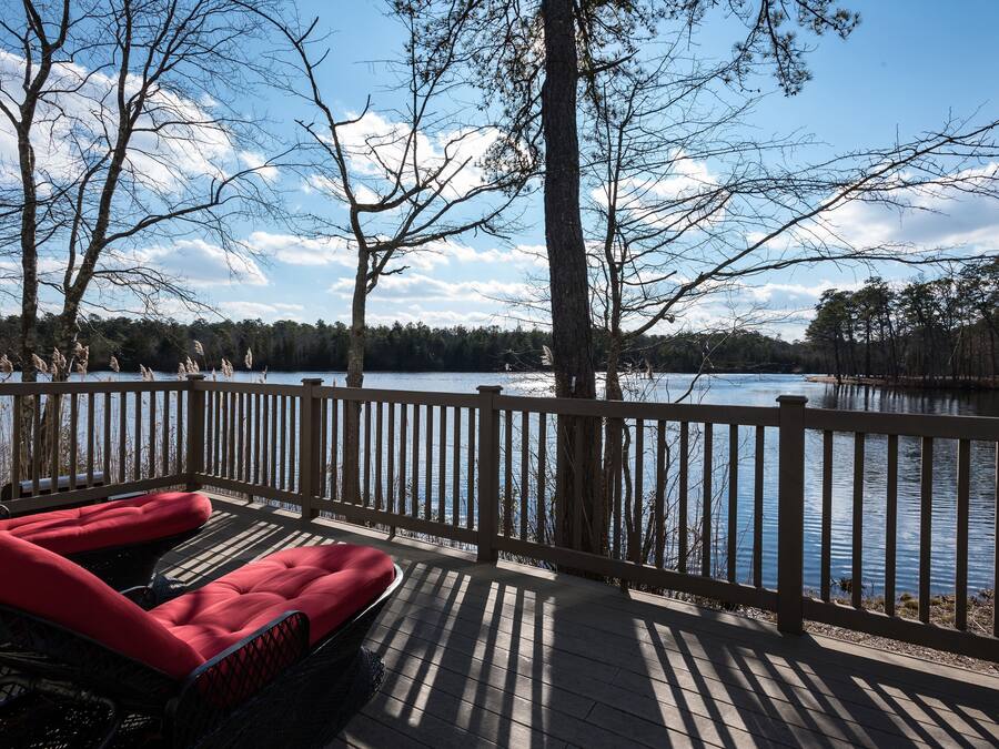 Casa romântico, vista para o lago | 1 quarto, roupas de cama premium, individualmente decorados