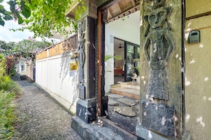 Entrada do alojamento