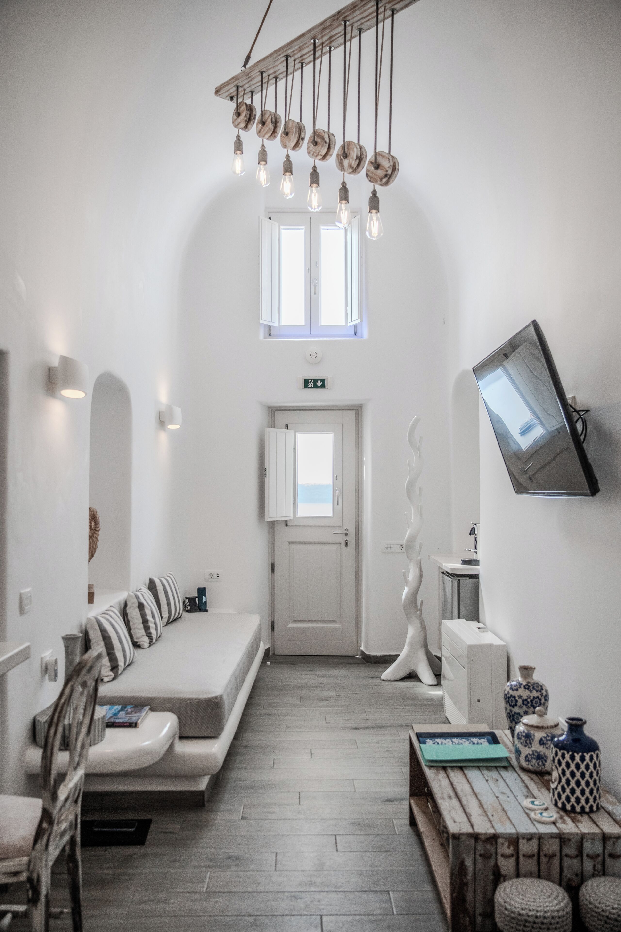 Suite-Estúdio de Luxo (Athina) | Sala | Smart TV 