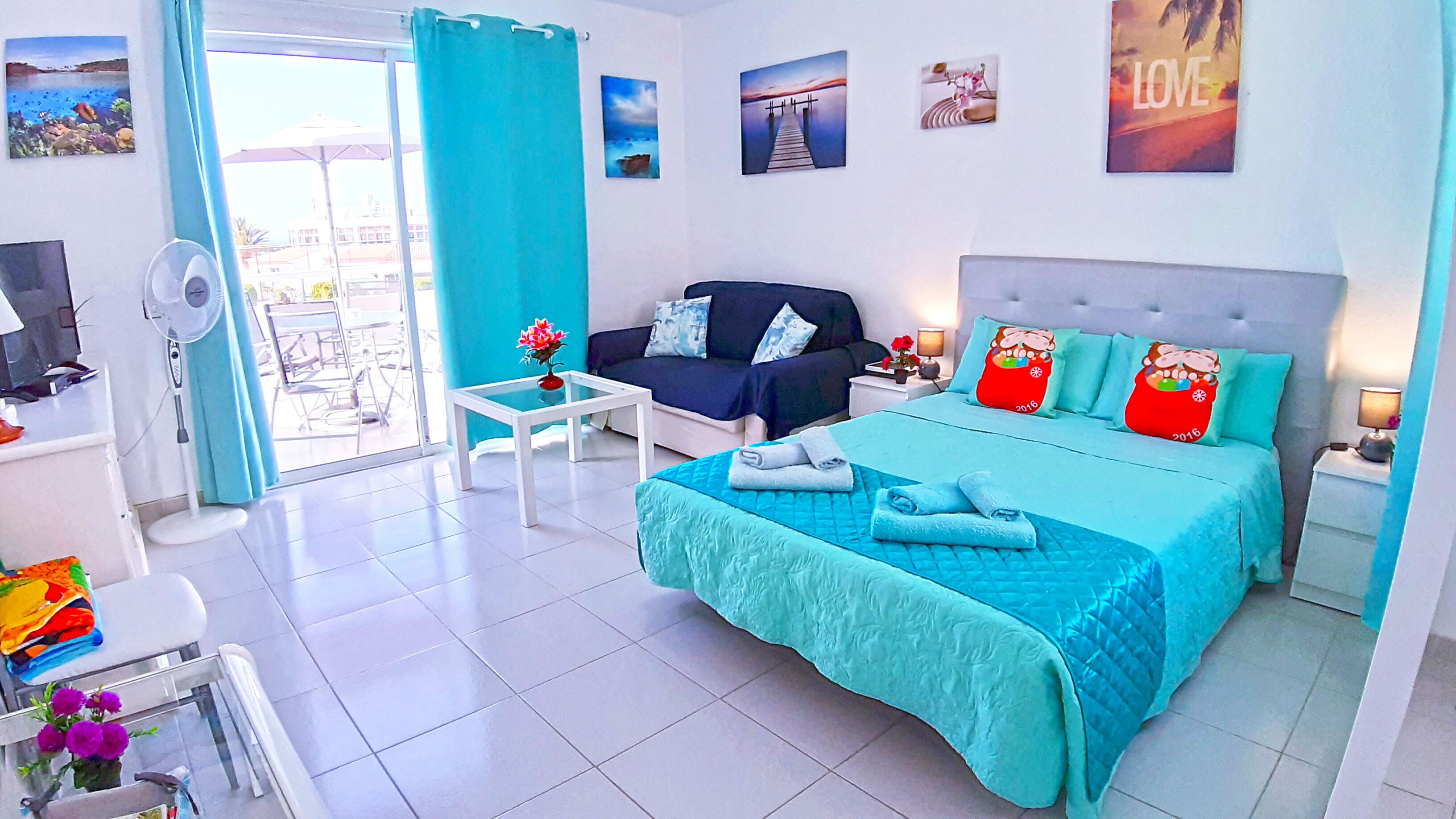 Lovely Studio With Ocean View In Costa Adeje. - 테네리페 섬