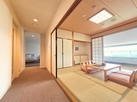 Quarto, para não fumantes (Japanese Western, 4F, 8 Tatami-mats) | Cofres nos quartos, escrivaninha, Wi-Fi de cortesia, roupa de cama