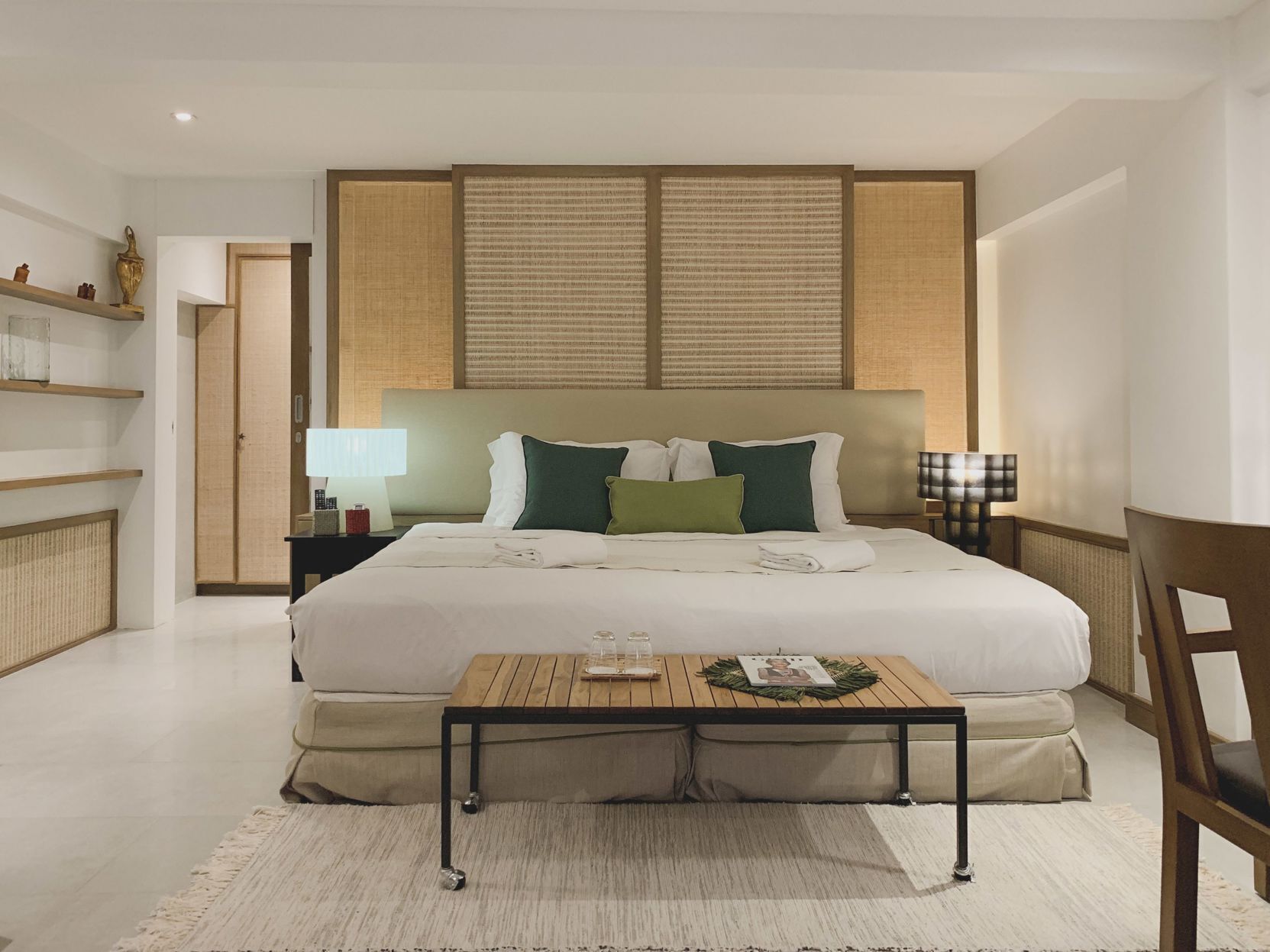 Minibar, Wi-fi grátis, roupa de cama fornecida 
