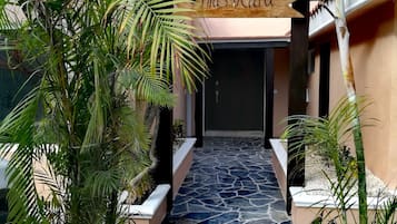 Entrada do alojamento