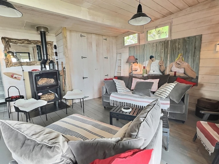 "La Pointe Pescade" Cabane De Pêcheurs Face à L'estuaire Piscine, Climatisation. - Soulac-sur-Mer