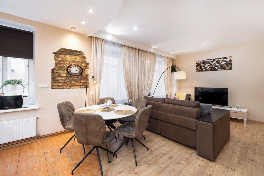 ÁMbar Báltico En Distrito Diplomático + Estacionamiento. - Riga