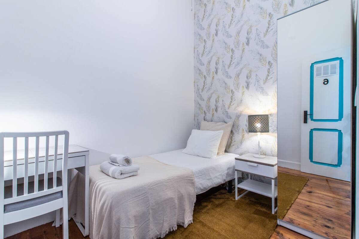 7 quartos, Wi-fi grátis, roupa de cama fornecida