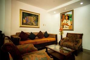 Sala de estar do lobby