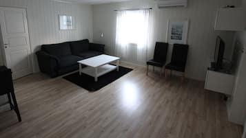 Apartamento urbano, 1 cama Queen e sofá-cama, para não fumantes | Sala de estar