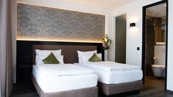 Quarto Duplo ou Twin | 1 quarto, cofre no quarto, secretária, quartos insonorizados