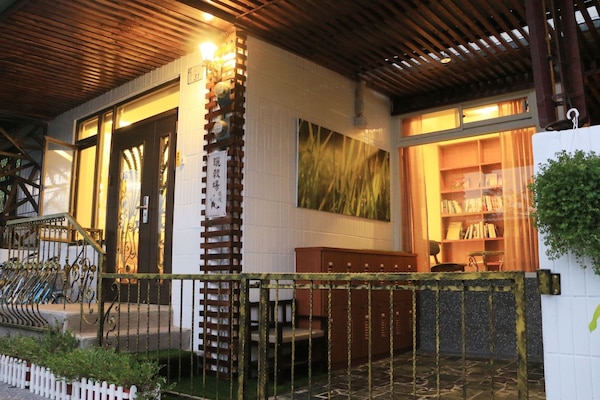 Entrada do alojamento