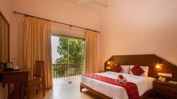 Quarto Duplo Deluxe | Lençóis de algodão egípcio, roupa de alta qualidade