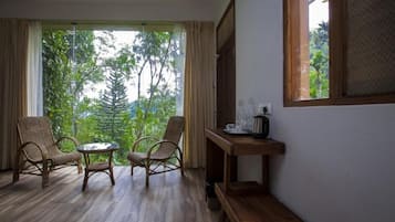 Quarto Duplo Deluxe | Lençóis de algodão egípcio, roupa de alta qualidade