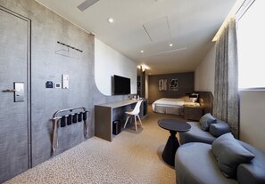 Suite Empresarial, 1 cama queen-size | Cofre no quarto, secretária, quartos insonorizados, Wi-fi grátis