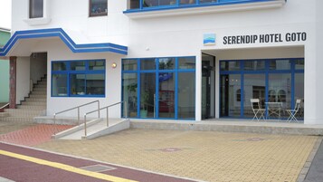 Entrada do alojamento