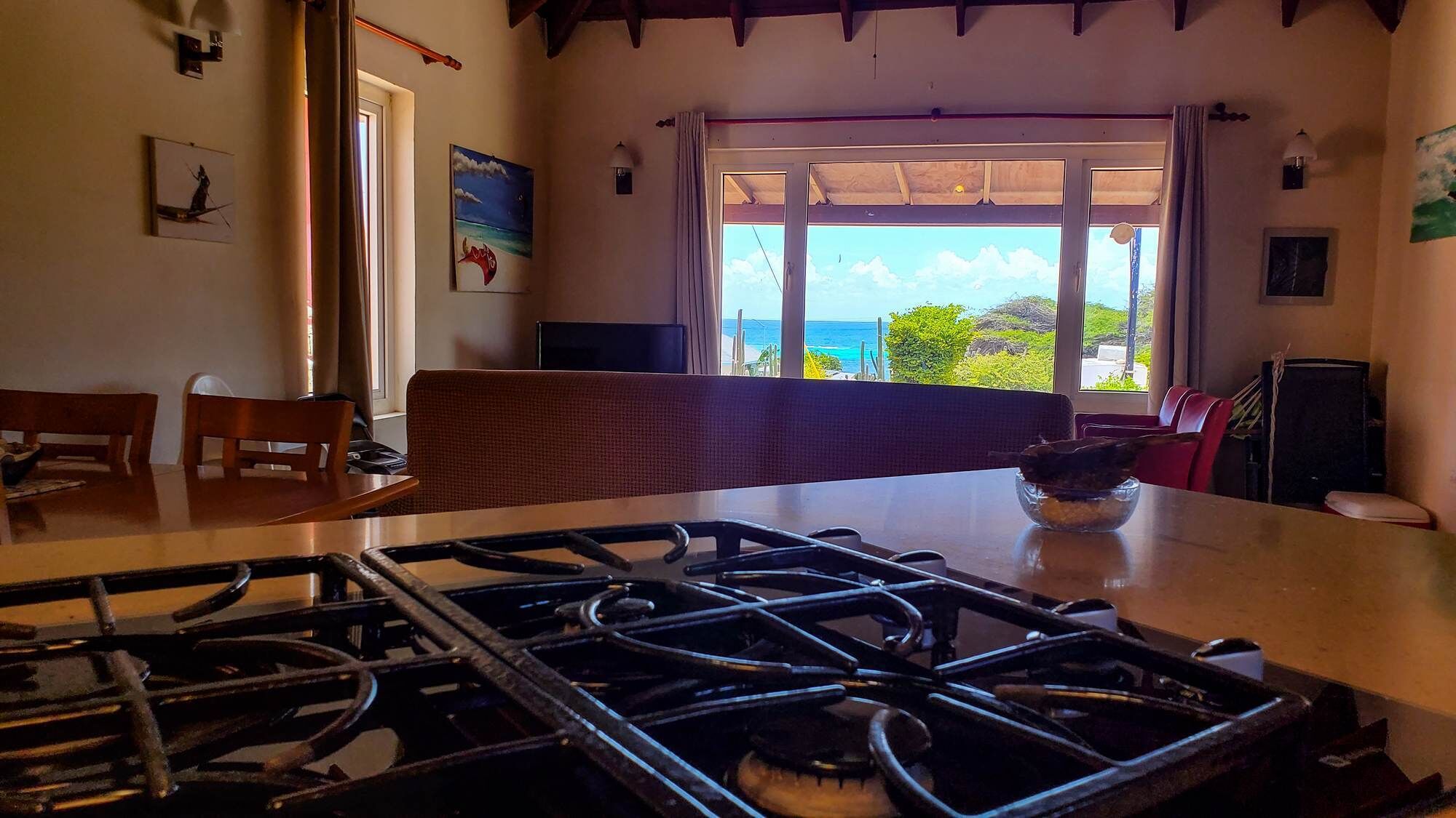 The Red House In Sero Colorado For Beach Surf- Kite And Dive Lovers - 카리브 제도