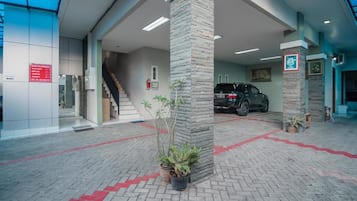 Entrada do alojamento