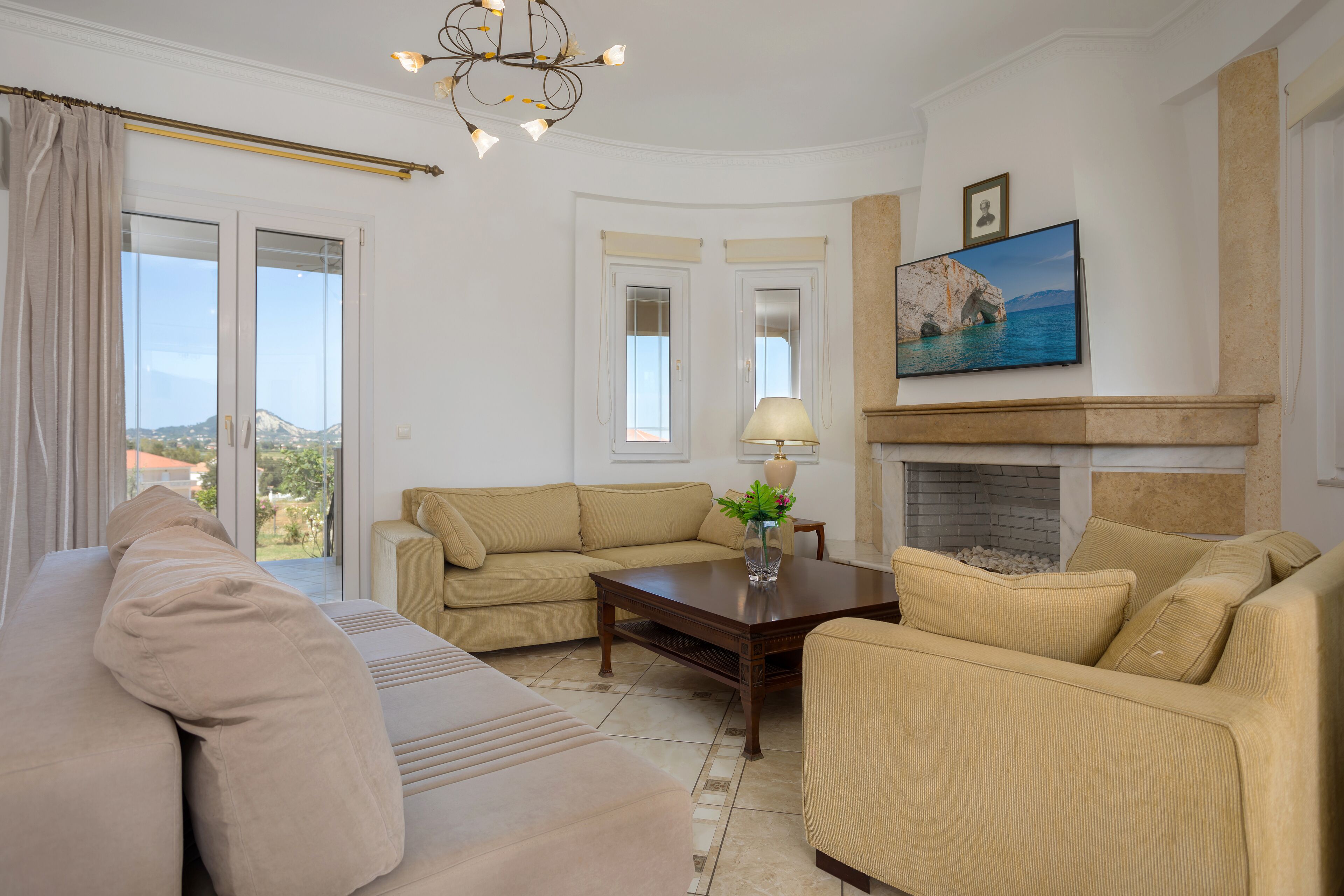 Buena Vista Villa - Privater Pool, Spektakuläre Aussicht, 4 Schlafzimmer, In Der Nähe Von Stränden. - Griechenland