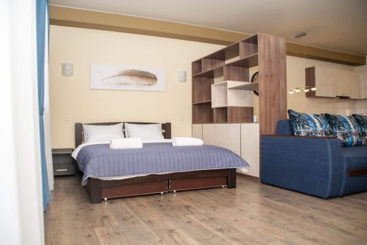 Apartamento de Luxo | Cofre no quarto, quartos insonorizados, Wi-fi grátis 