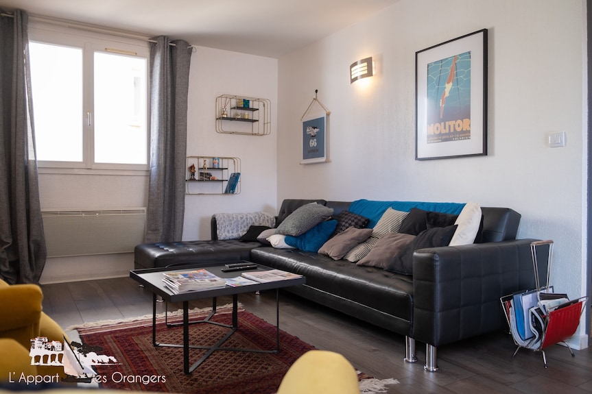 Appartement Climatisé Avec Terrasse 5 Mn De La Plage Entre Collioure Et Cadaques - Plage De Cerbère