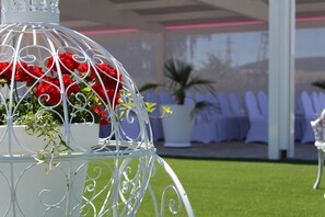 Espaço exterior para banquetes