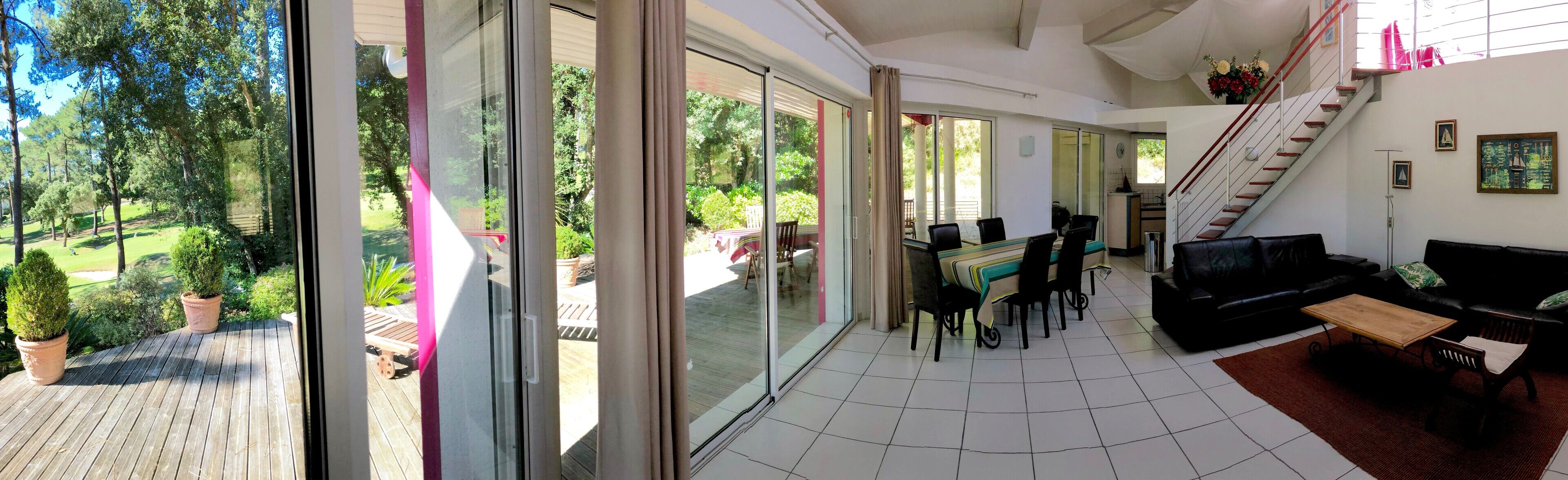 Villa Am Golfplatz Von Seignosse, Beheizter Pool, 2 Terrassen: Golf & Pool - Soorts-Hossegor