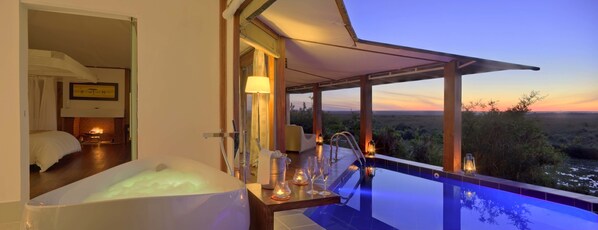 Suite de Luxo, 1 cama king-size, não fumadores | Terraço/pátio interior