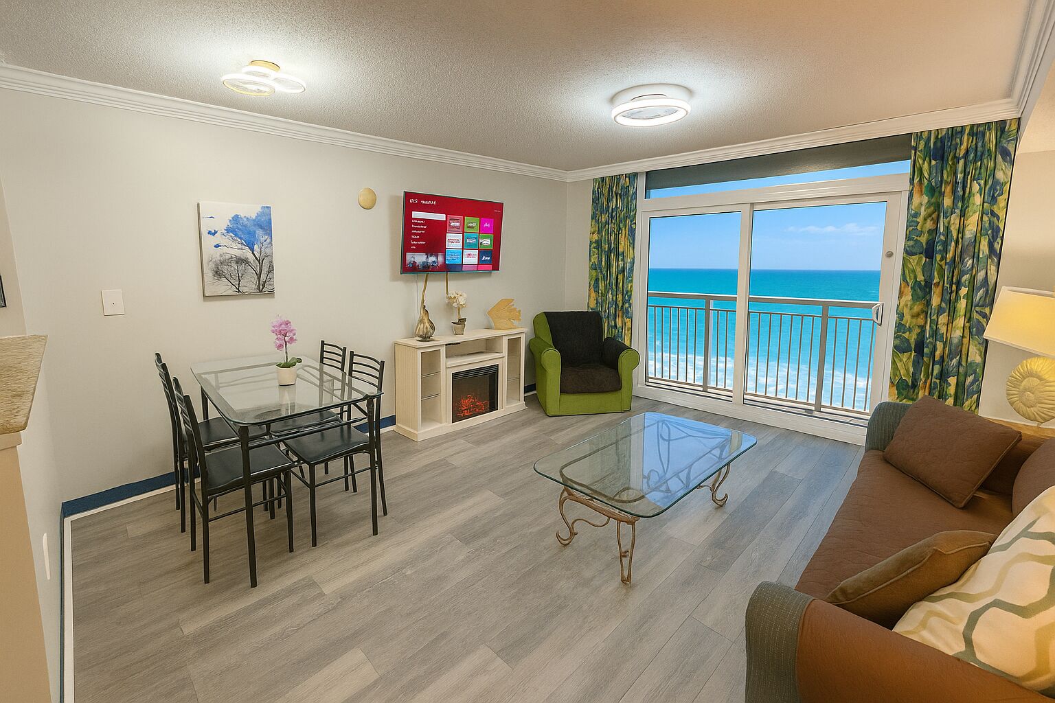Deluxe 1-bdrm Oceanfront Condo, Free Wifi - 默特爾比奇