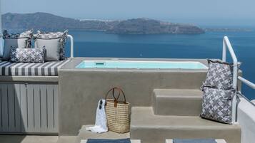 Vila superluxo, banheira de imersão | Terraço/pátio