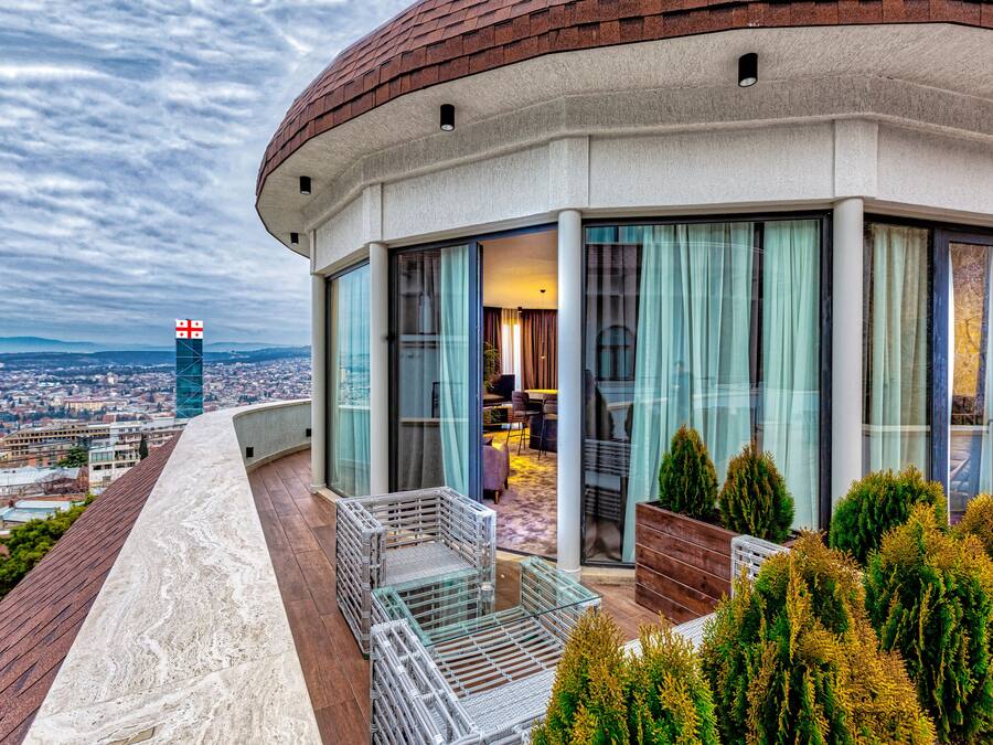 Quarto Duplo Executivo | Terraço/pátio interior