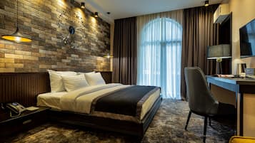 Quarto Quádruplo Familiar | Roupa hipoalergénica, minibar, cofre no quarto