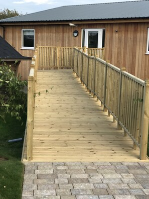 Entrada do alojamento