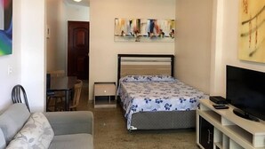 Apartamento, 1 cama de casal | Wi-fi grátis, roupa de cama fornecida 