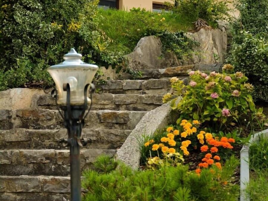 Entrada do alojamento