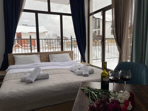 Quarto Duplo Económico | 1 quarto, lençóis de algodão egípcio, roupa de alta qualidade, minibar 