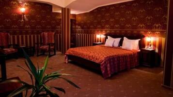 Cofres nos quartos, individualmente decorados