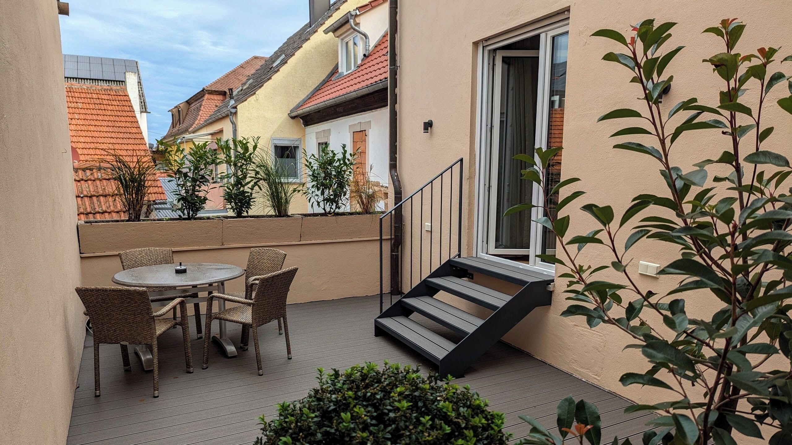 Apartamento superior | Terraço/pátio