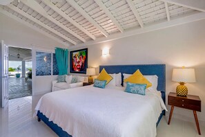 5 quartos, roupas de cama premium, cofres nos quartos