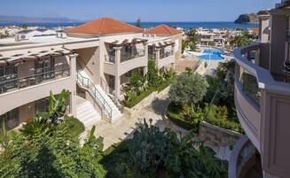 Apartamento panorâmico, vista para o resort | Vista da sacada