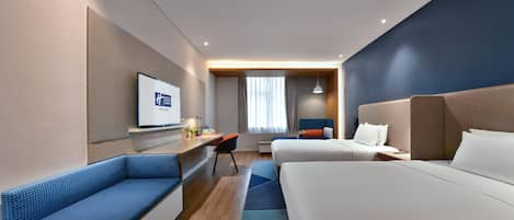 Quarto Standard, 2 camas individuais | Cofre no quarto, secretária, quartos insonorizados