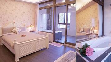 Quarto Duplo Standard (French Rose) | Secretária, cortinas/cortinados opacos, quartos insonorizados