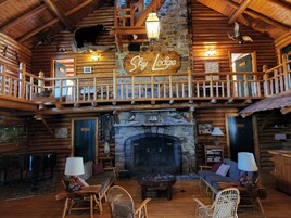 Cabana de Madeira Deluxe | Sala de estar