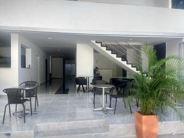 Entrada do alojamento