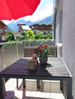 Apartamento, 2 quartos, não fumadores, varanda | Terraço/pátio interior