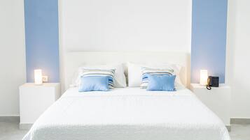 Quarto Triplo Comfort | Roupa hipoalergénica, secretária