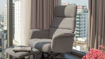 Suite | Lençóis de algodão egípcio, roupa de alta qualidade, minibar