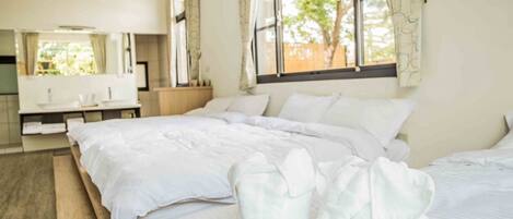 Quarto Familiar, não fumadores | Quartos insonorizados, camas desdobráveis, Wi-fi grátis