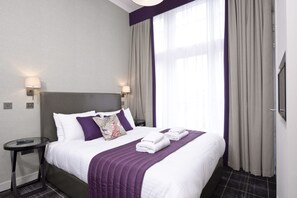 Apartamento Clássico (Castle View) | Lençóis de algodão egípcio, roupa de alta qualidade, cofre no quarto 