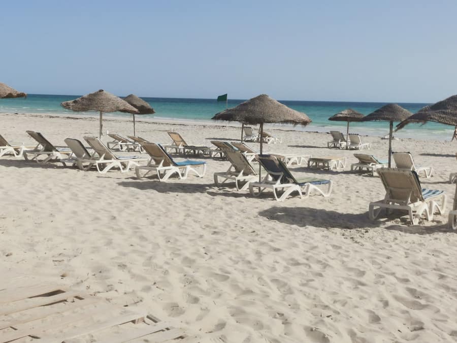 Uma praia privada nas proximidades