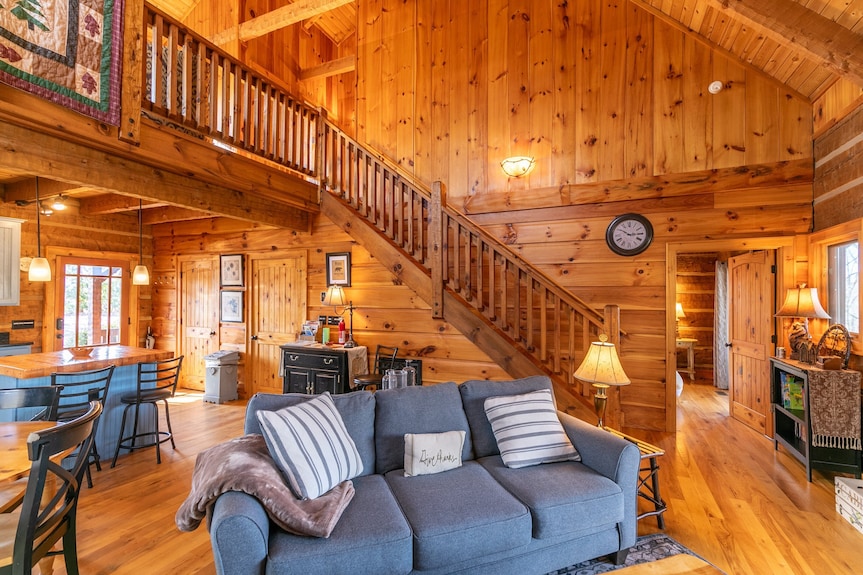 Camina En Las Nubes - Cabaña Rústica Con Jacuzzi, Chimenea Al Aire Libre, áRea Cercada Para Perros - Boone, NC