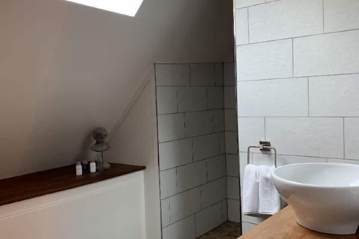 Casa de banho | Artigos de higiene pessoal grátis, um secador de cabelo, roupões